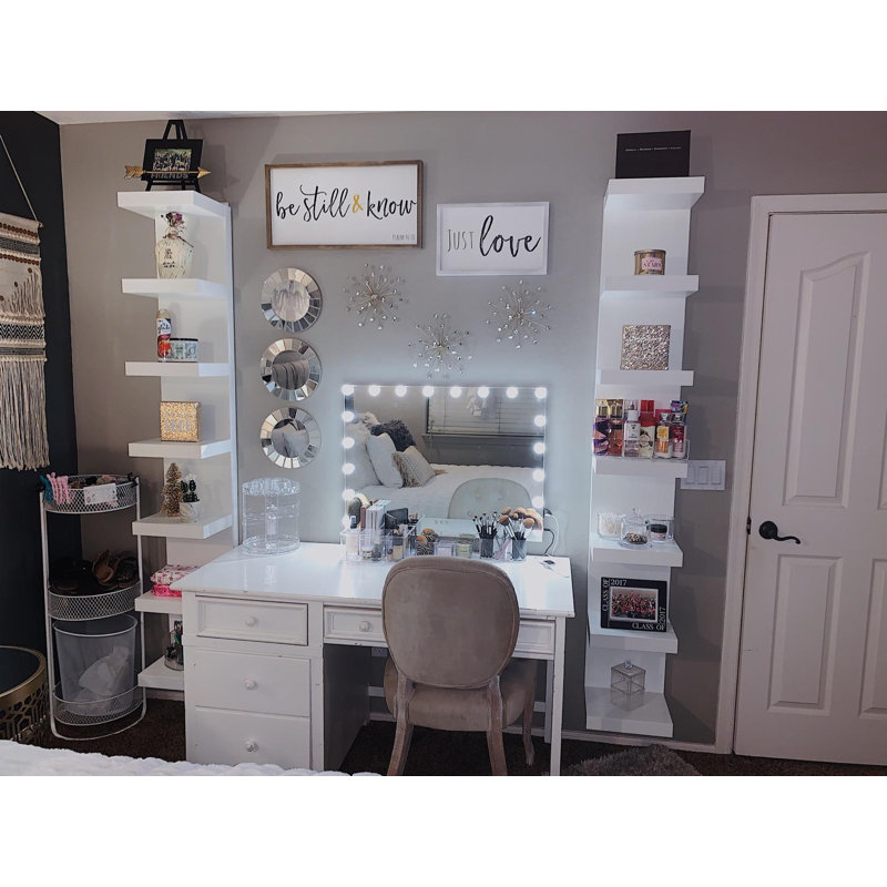 Willa Arlo Interiors Alongi Rectangle LED Mirror & Reviews | Wayfair