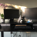 Inbox Zero Height Adjustable Standing Desk & Reviews | Wayfair