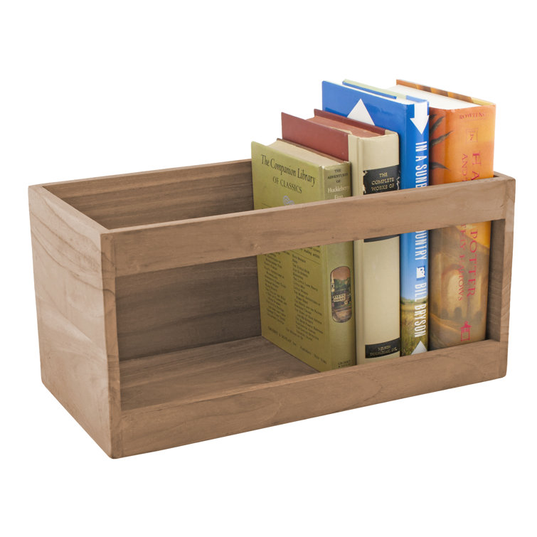 SeaTeak Hardcover Book Rack | Wayfair