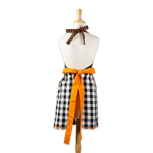 The Holiday Aisle® Boo! Kitchen Apron | Wayfair