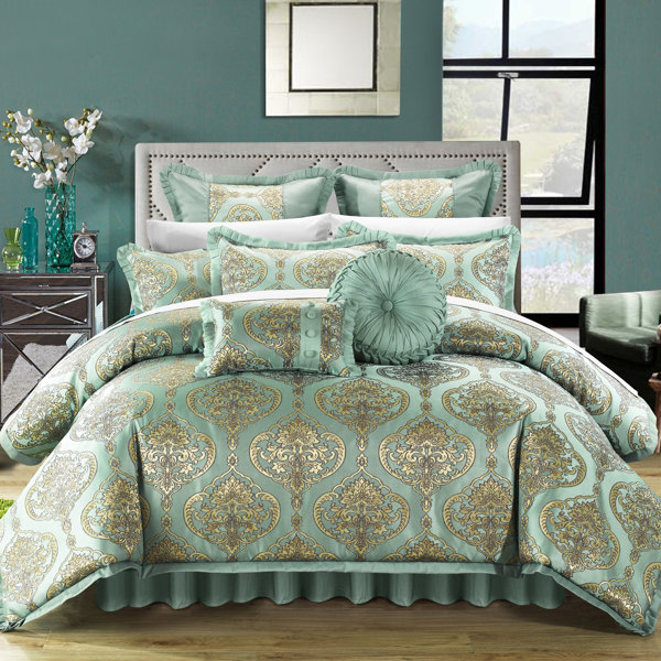 Chic Home Como 9 Piece Comforter Set And Reviews Wayfair