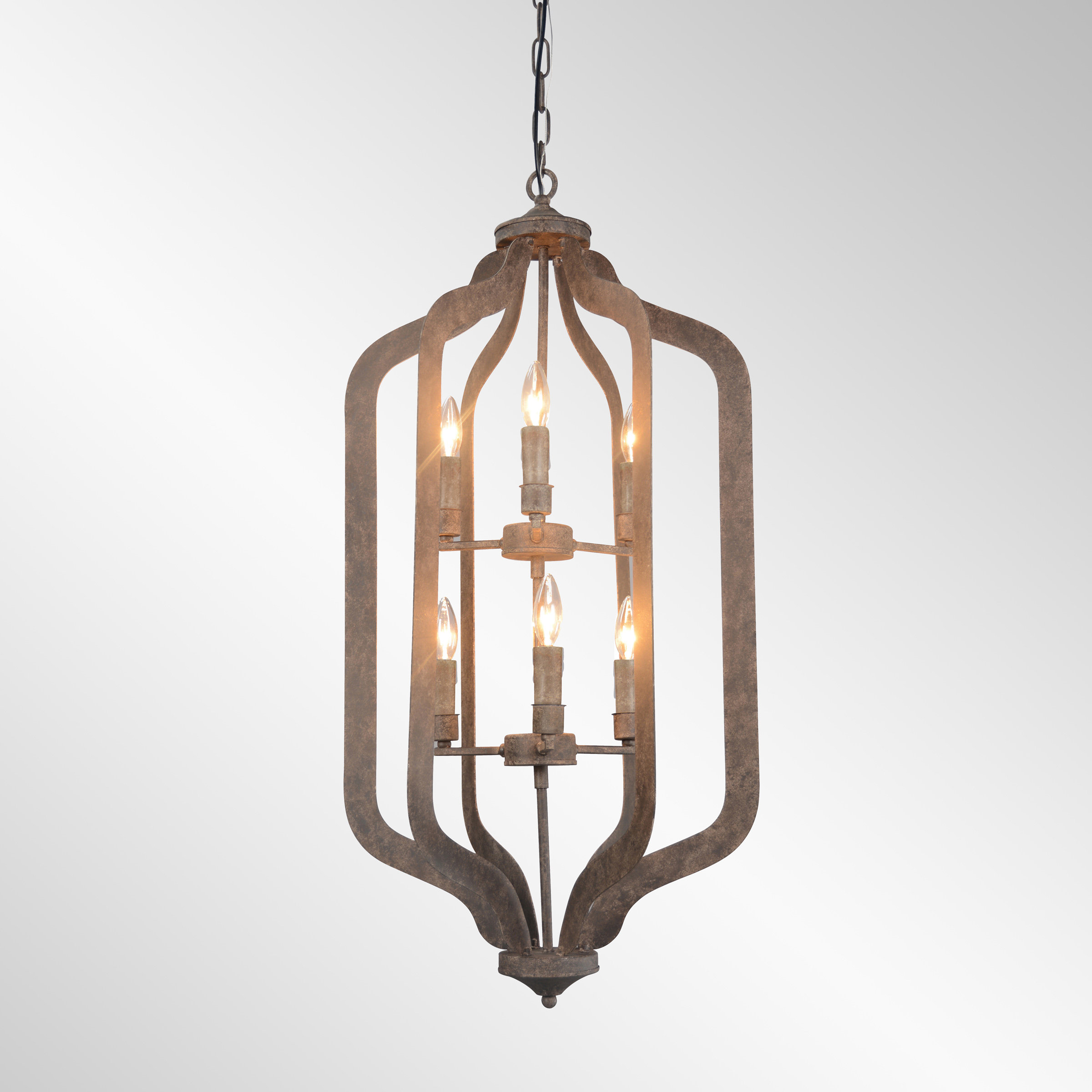Birch Lane™ Shandy 6 - Light Geometric Chandelier | Wayfair