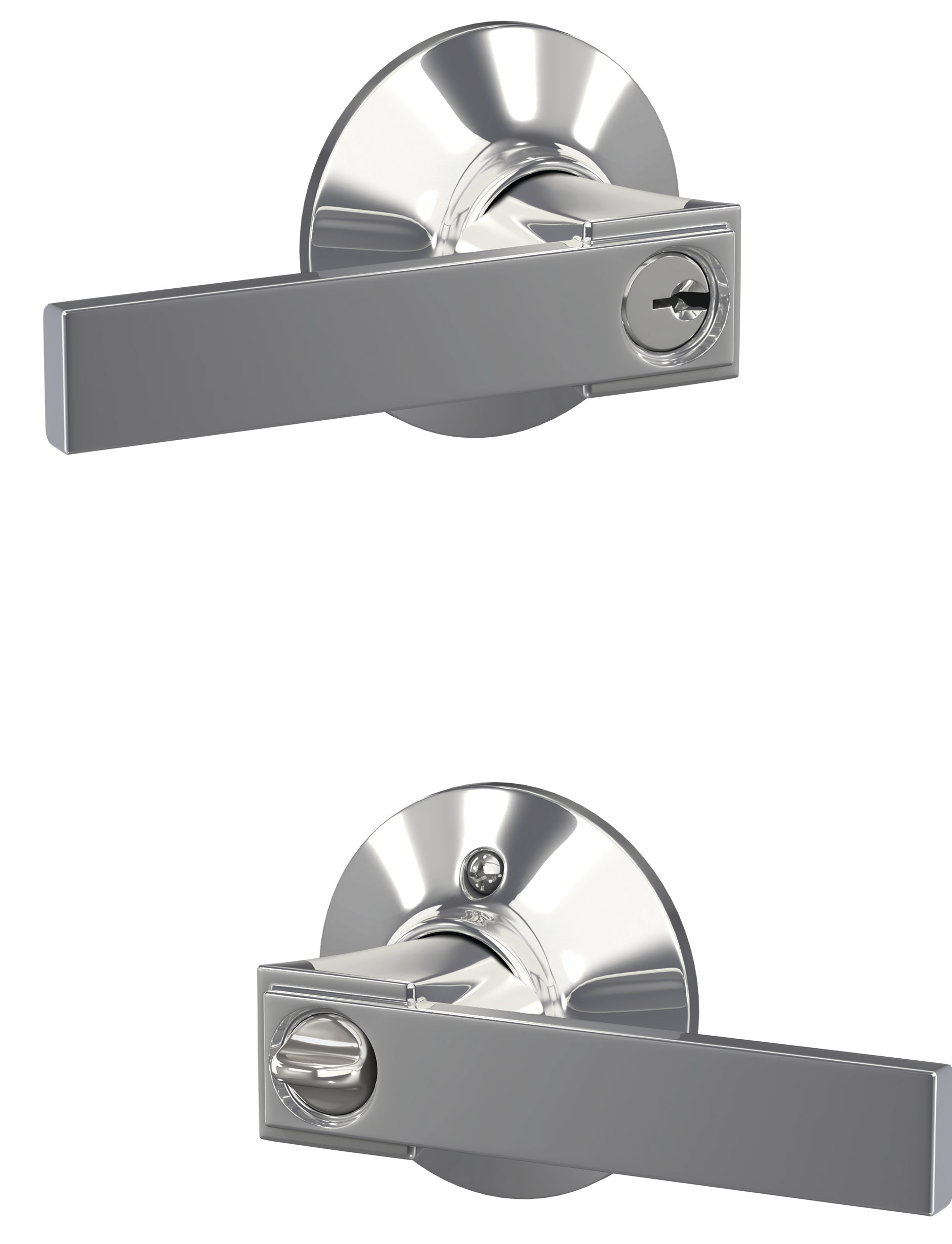 Schlage Northbrook Keyed Entry Lever with Plymouth Trim | Wayfair