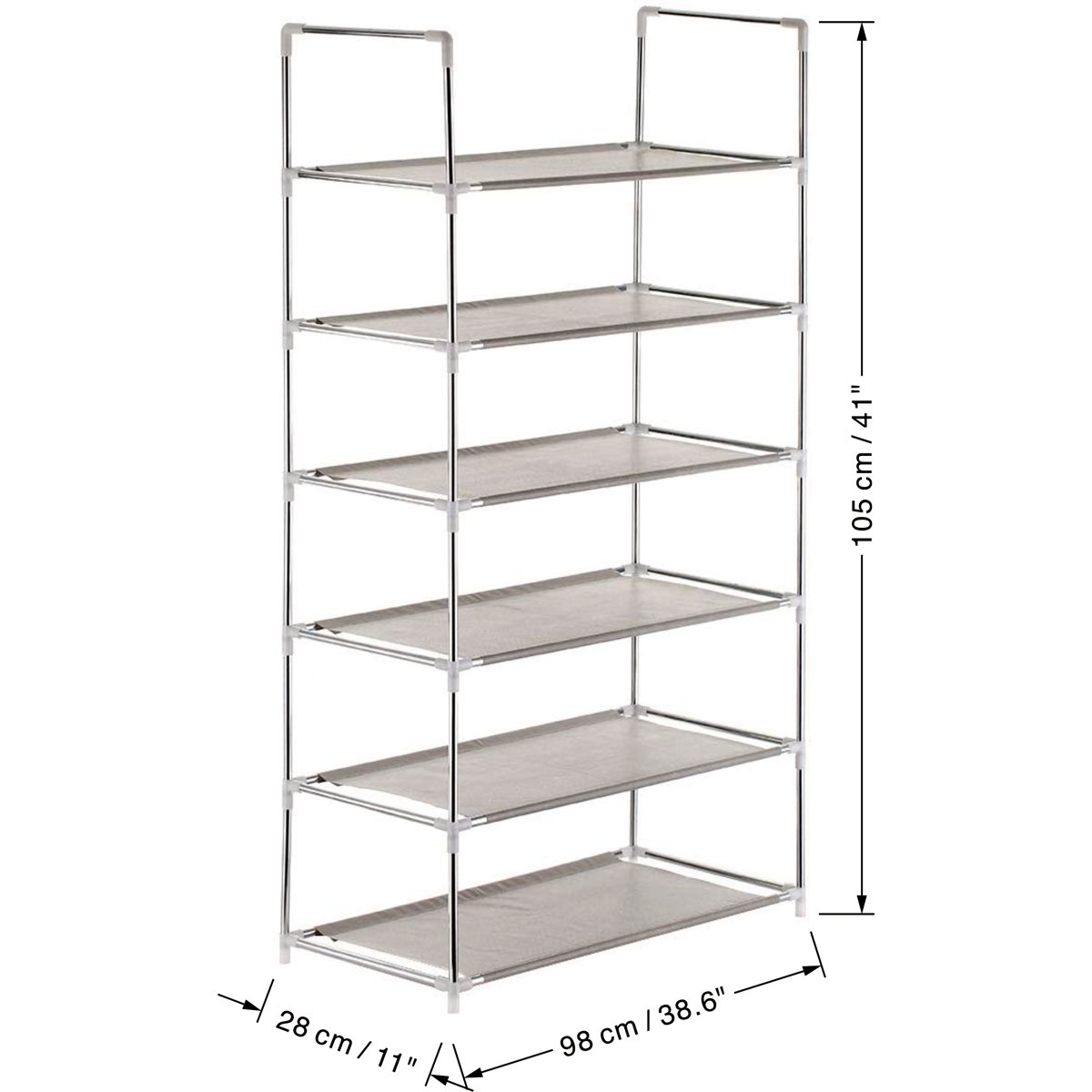 Zipcode Design™ Space Saving 30 Stackable Shoe Rack & Reviews | Wayfair