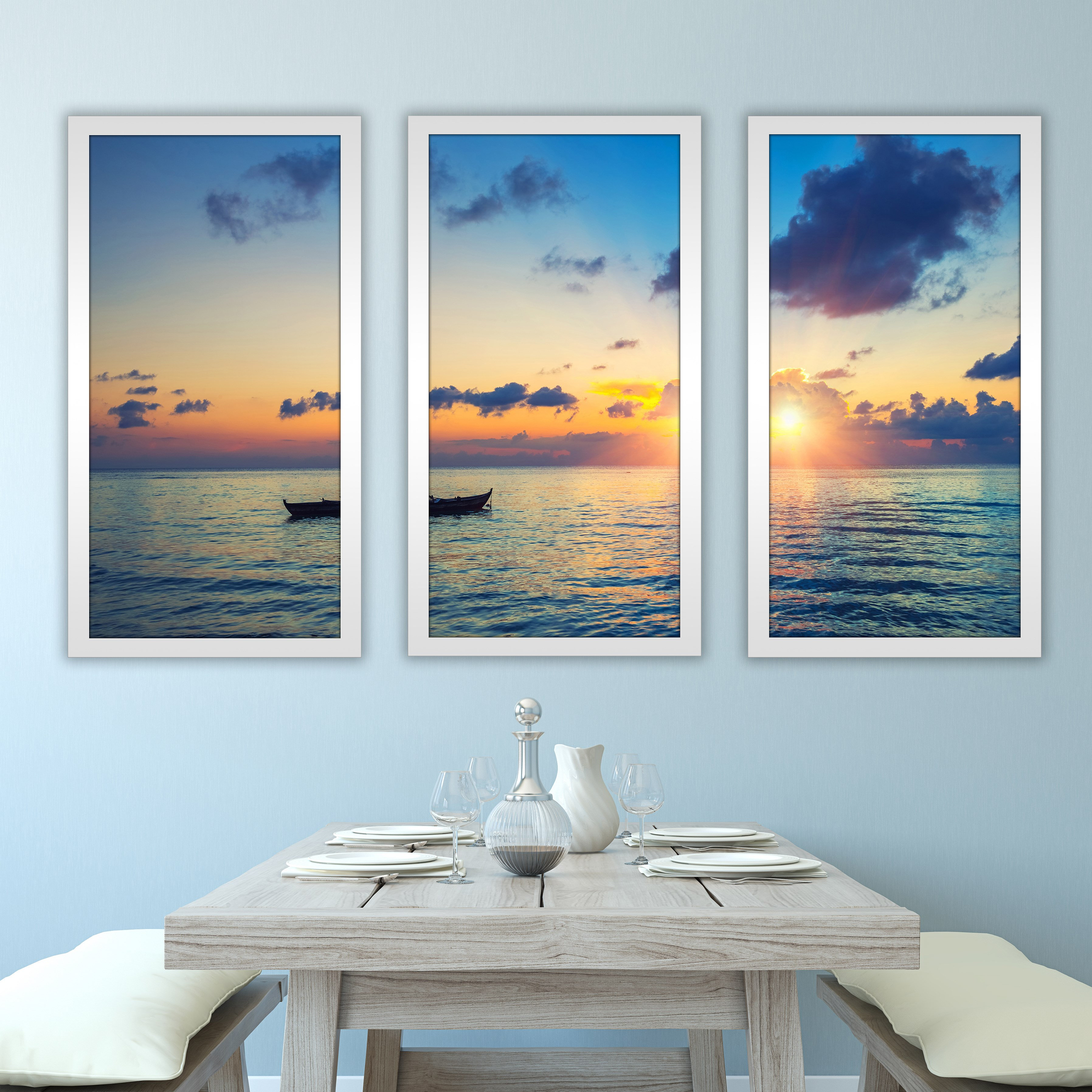 PicturePerfectInternational Colorful Sunrise - Picture Frame Photograph ...