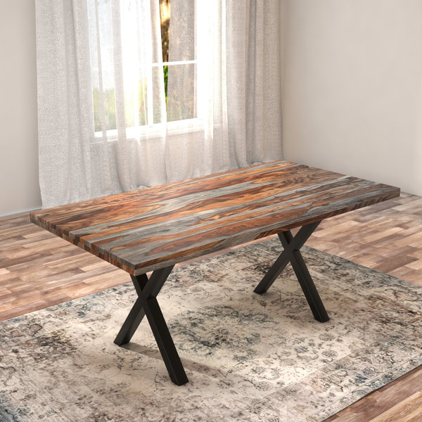 17 Stories 70'' Iron Dining Table | Wayfair