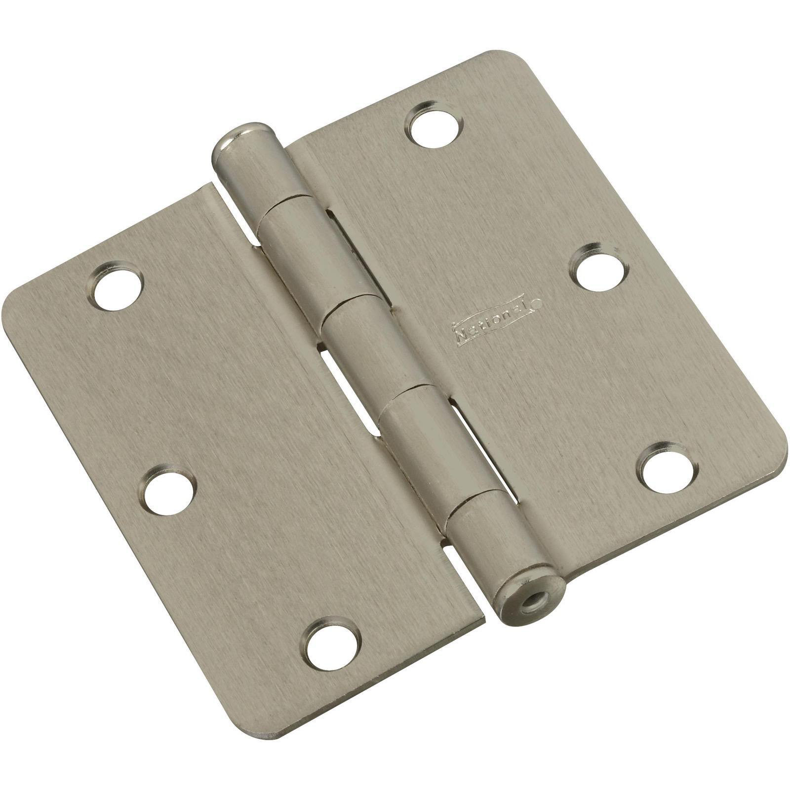 National Hardware 3.5" H x 3.5" W Butt Bearing Triple Door Hinges | Wayfair