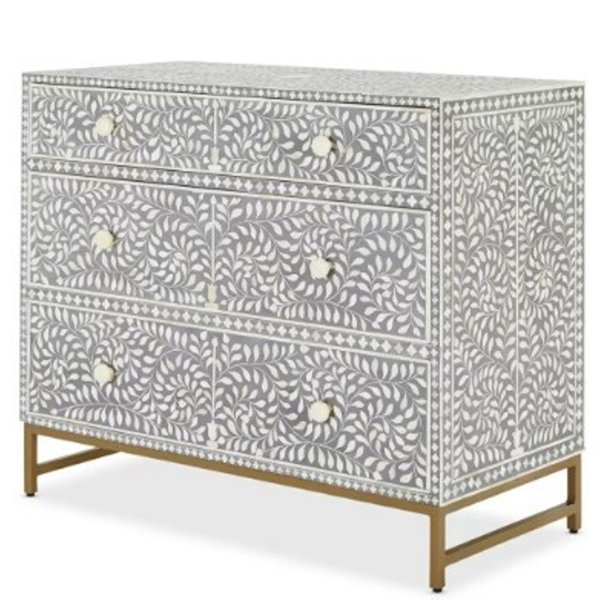 CreateArtCollections 36'' Wide 3 Drawer Mango Solid Wood Sideboard ...