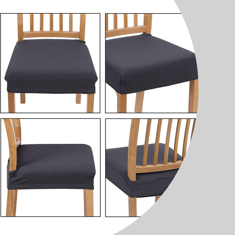 Winston Porter Box Cushion Dining Chair Slipcover | Wayfair