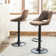 Foundry Select Newville Swivel Adjustable Height Bar Stool & Reviews ...