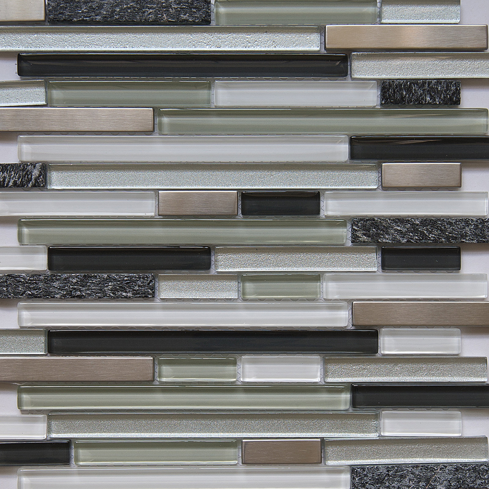 MatrixStoneUSA Vermont Random Sized Linear Mosaic Wall & Floor Tile ...
