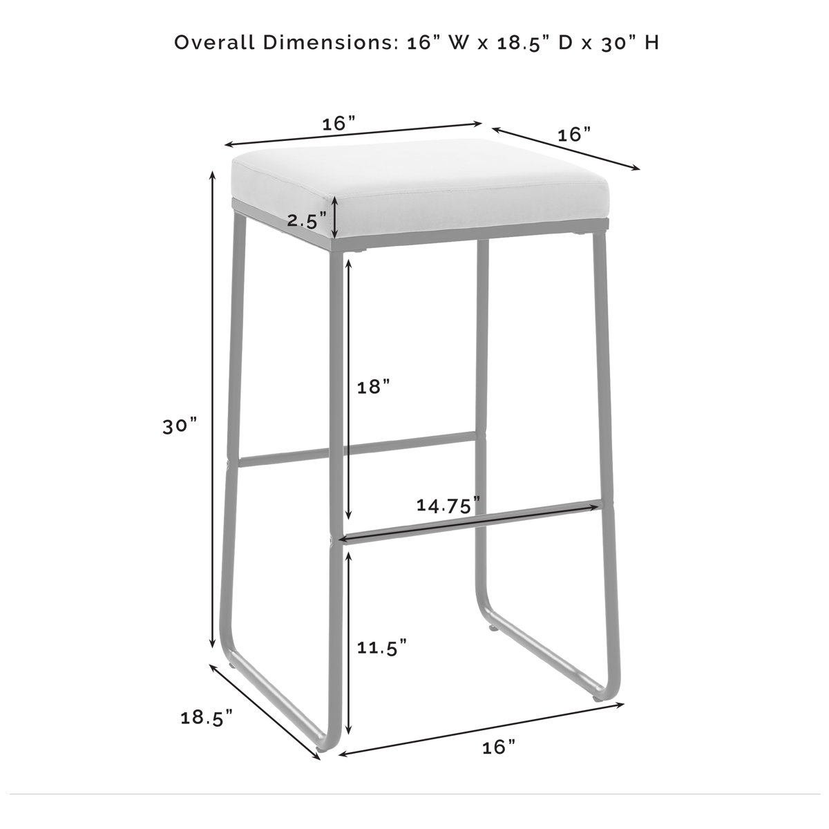 Etta Avenue™ Casper Bar and Counter Stool & Reviews | Wayfair