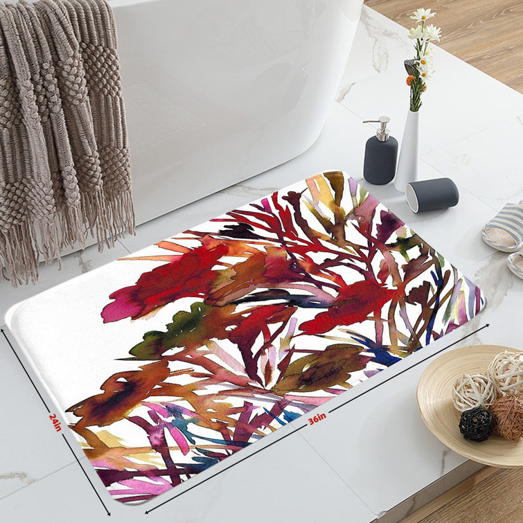 WEUHHoe Memory Foam Bath Rug | Wayfair