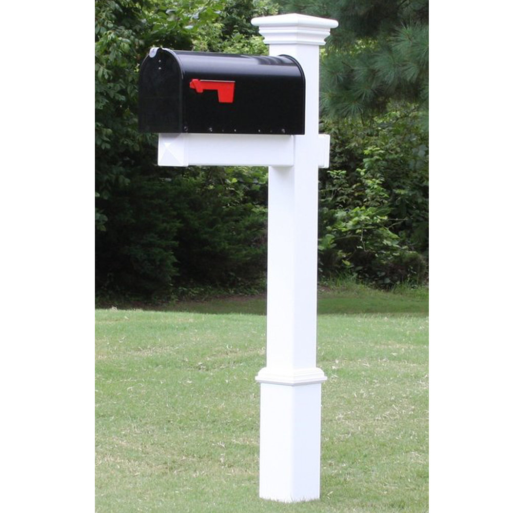 4EverProducts Post Mounted Mailbox & Reviews | Wayfair