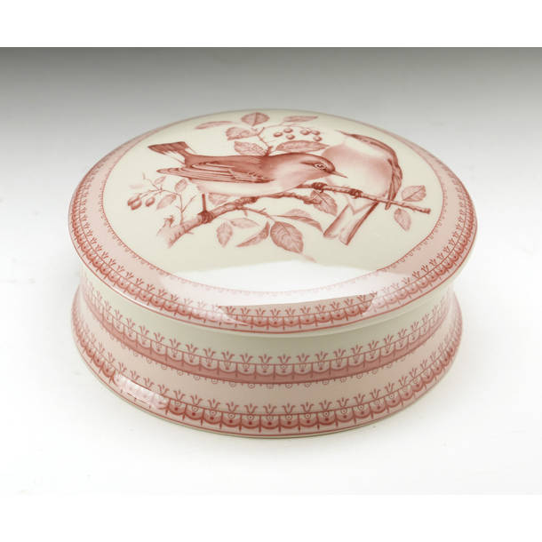 AA Importing Round Porcelain Decorative Box & Reviews | Wayfair