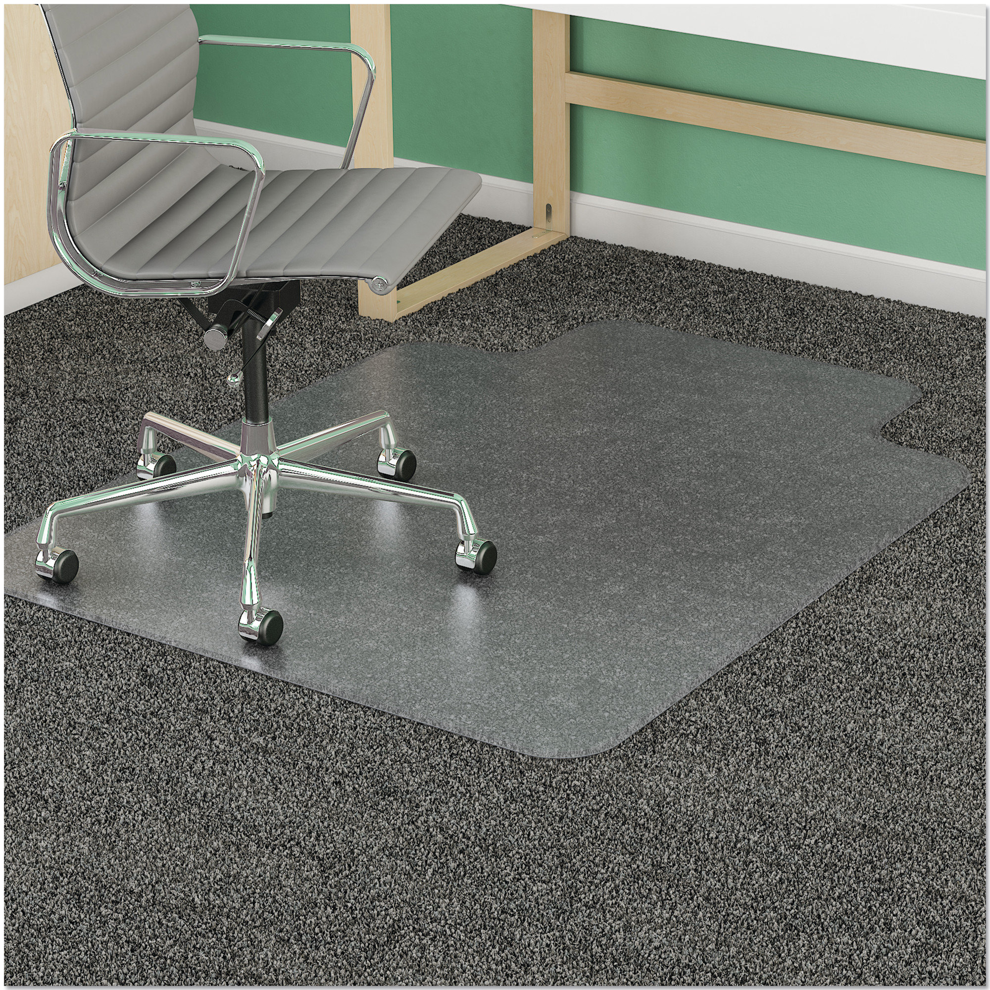 Symple Stuff Leta Hard Floor Straight Standard Lip Chair Mat & Reviews ...