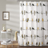 Wayfair | Yellow & Gold Shower Curtains & Shower Liners You'll Love in 2022