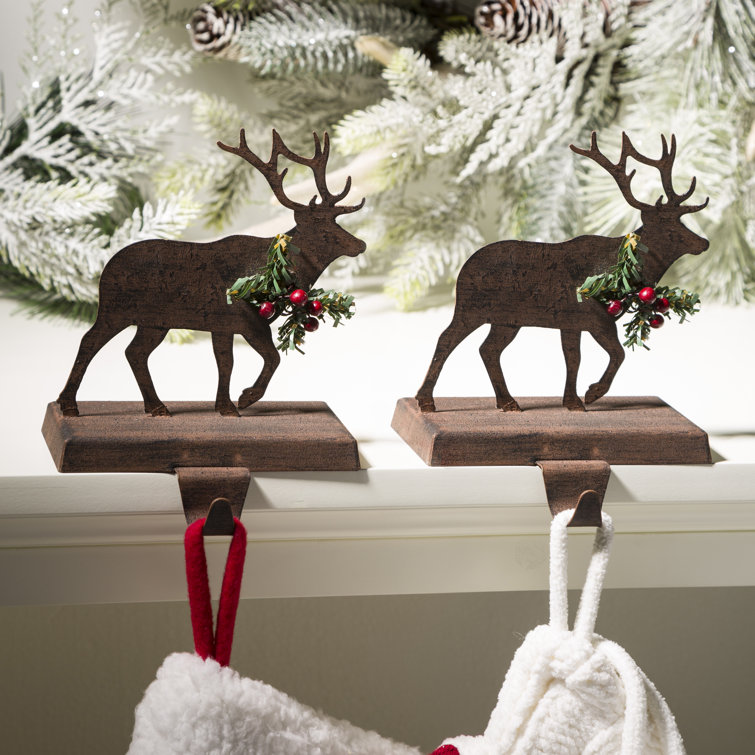 Steelside™ Reindeer Stocking Holder & Reviews - Wayfair Canada