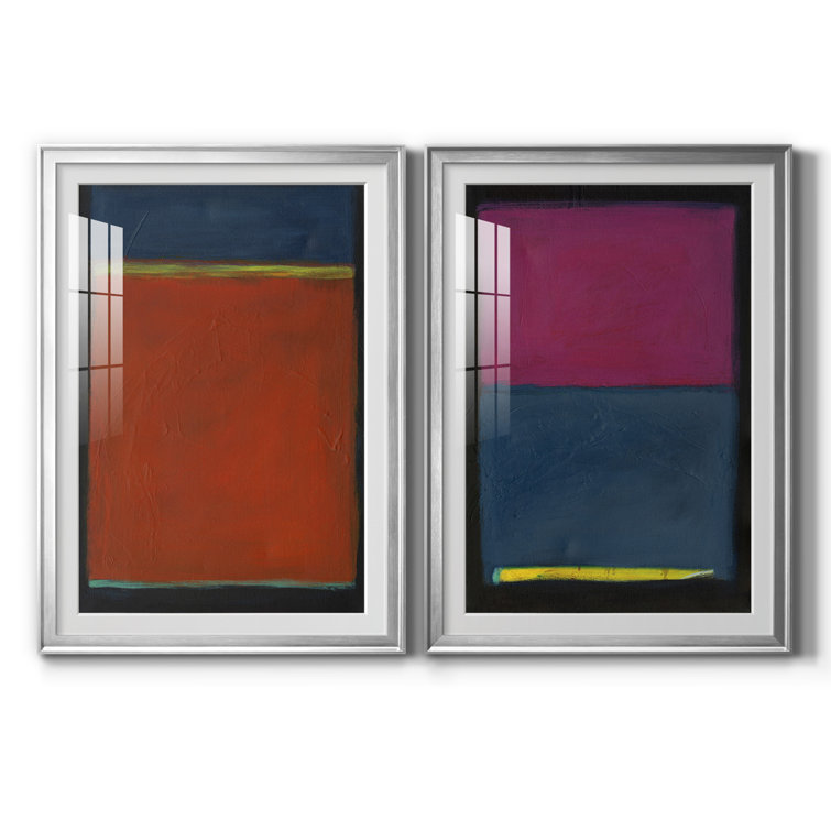 Orren Ellis Contemplation I - 2 Piece Picture Frame Graphic Art Set ...