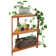 Red Barrel Studio® Turrella Triangular Solid Wood Plant Stand | Wayfair
