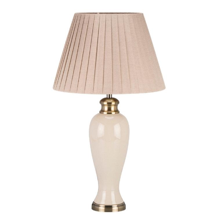 Mercer41 57cm Ivory Cream Table Lamp | Wayfair.co.uk