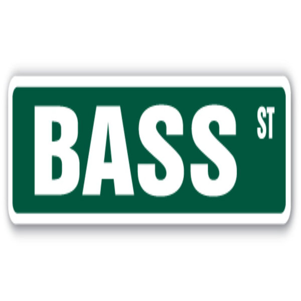 SignMission Bass Street Sign | Wayfair
