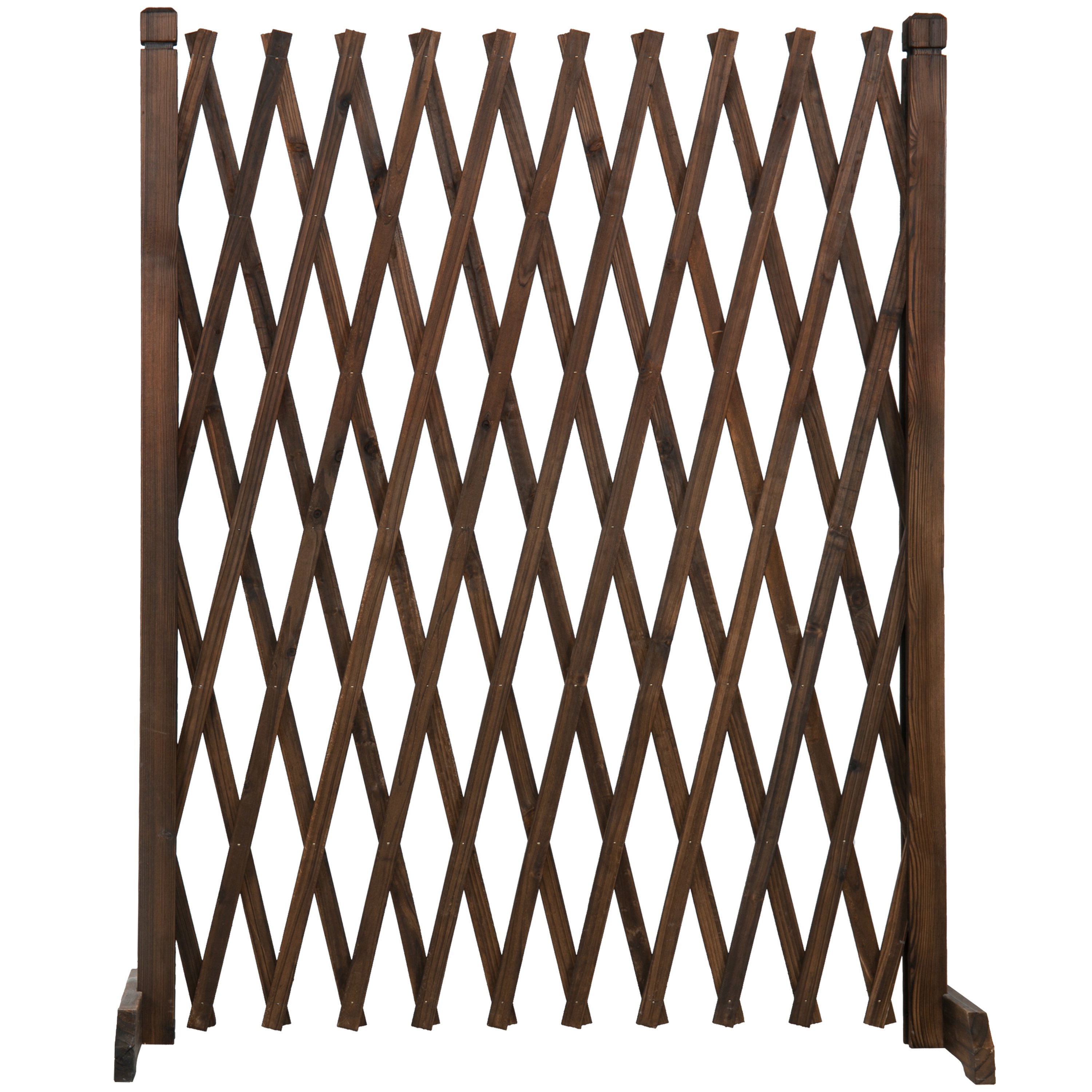 Bay Isle Home Wood Expanding Free Standing Trellis | Wayfair