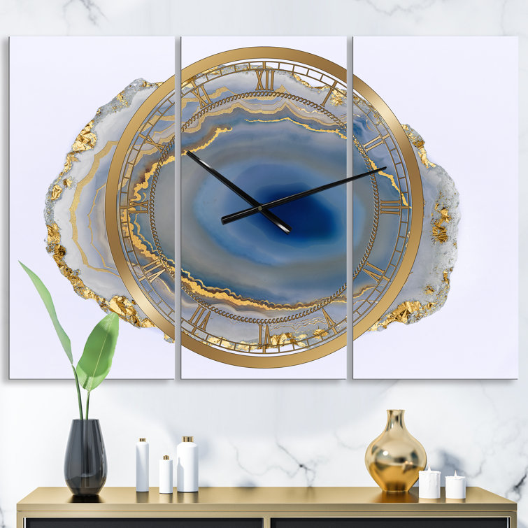 Everly Quinn Water Metal Wall Clock & Reviews | Wayfair
