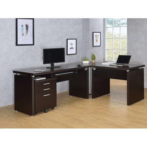 Ebern Designs Wapping 4-Piece Desk Set | Wayfair