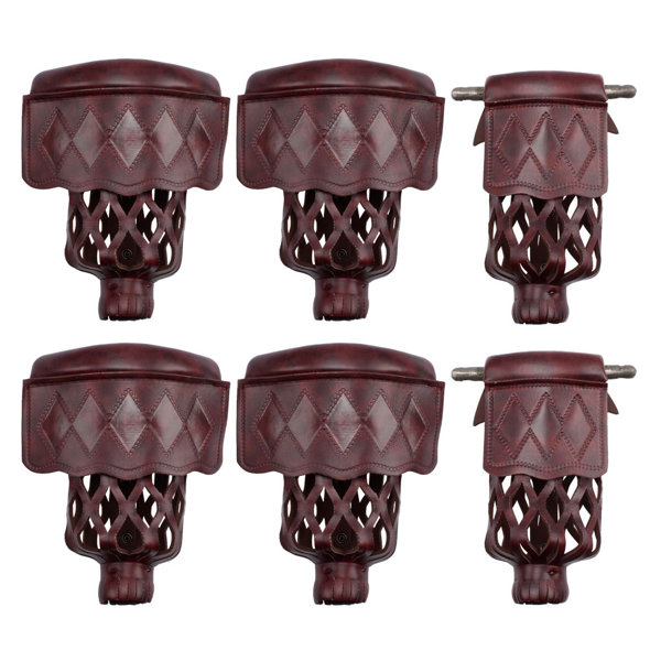 GSE Games & Sports Expert 6 Piece PU Leather Billiard Pool Table ...