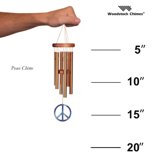 Woodstock Chimes Peace Wind Chime | Wayfair