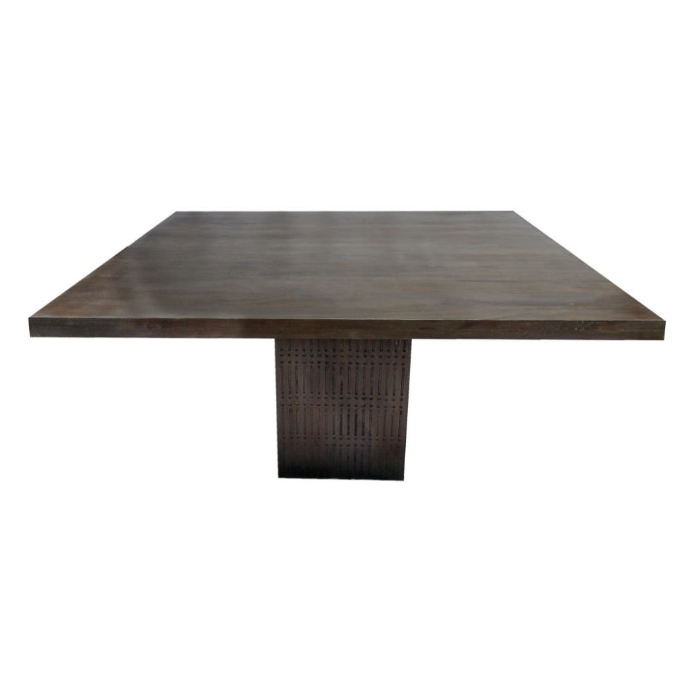 Hokku Designs Arieliz 72'' Mango Solid Wood Pedestal Dining Table | Wayfair
