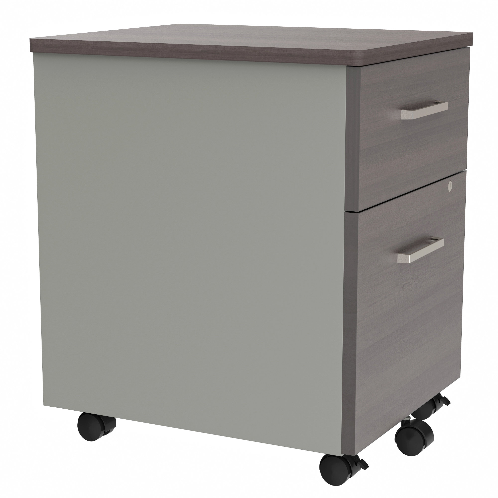 Latitude Run® Stonesby 16.73'' Wide 2 -Drawer Mobile Vertical Filing ...