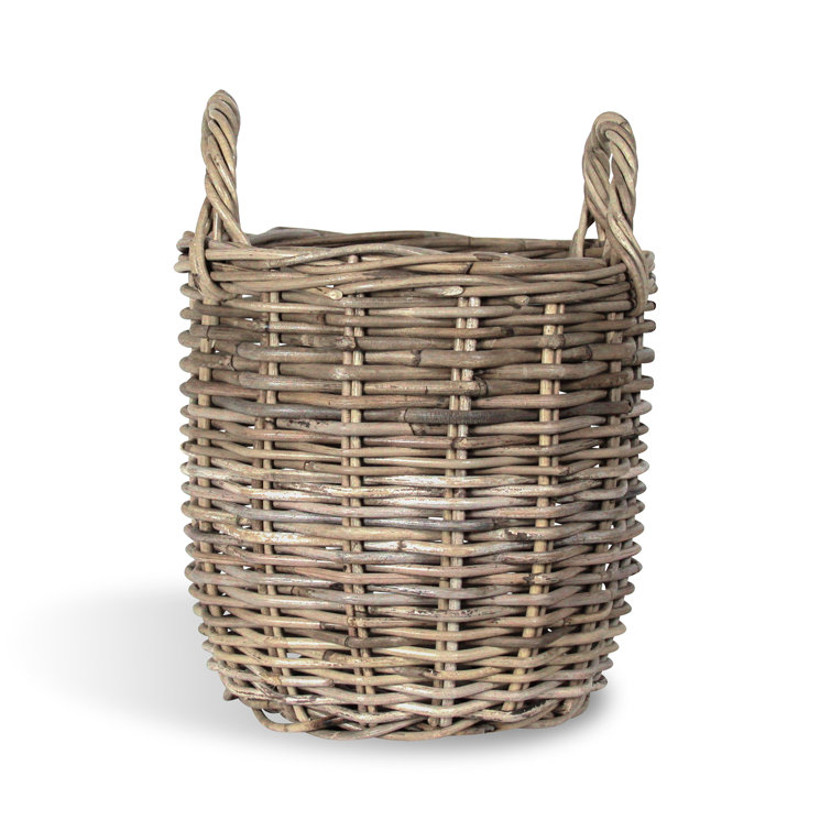 Ibolili Morgan Rattan Basket | Wayfair