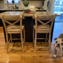 Sand & Stable Eugley Solid Wood Bar & Counter Stool & Reviews | Wayfair