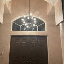 Wade Logan® Tibbs Oil Rubbed Bronze 12 -Bulb 36'' H Outdoor Chandelier ...