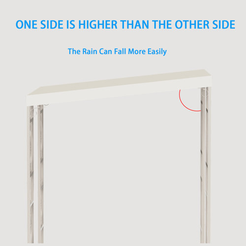 LUVODI Metal Square Wedding Canopy Tent Backdrop Arbor Outdoor With ...