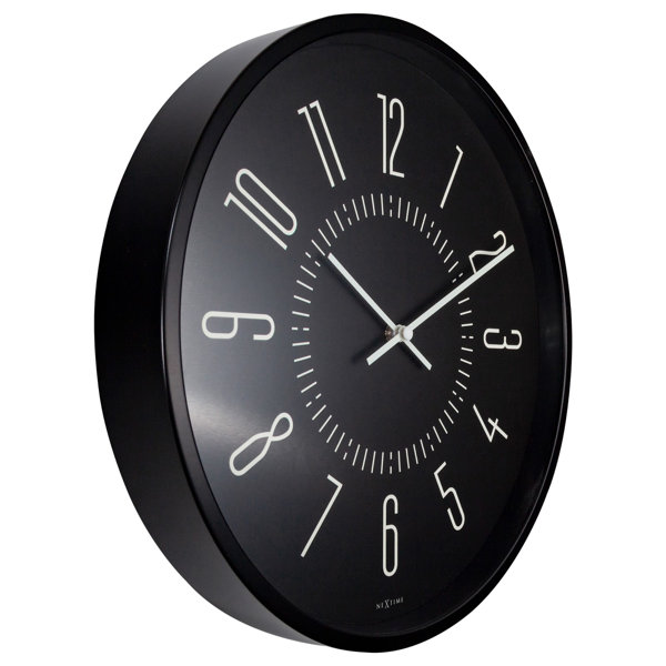 Nextime Metal Wall Clock | Wayfair