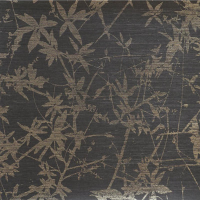 York Wallcoverings Candice Olson Natural Splendor Grass Cloth Floral ...