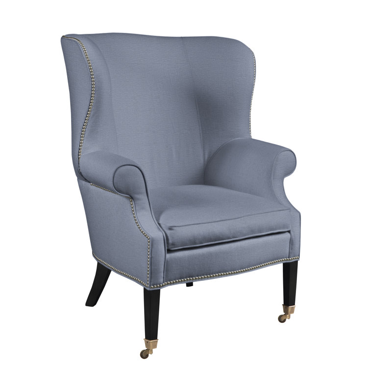 Lillian August Preston 34'' Wide Linen Wingback Chair | Wayfair
