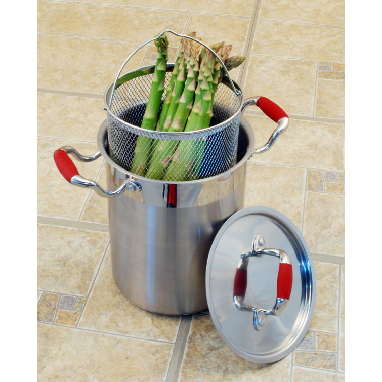 Cook Pro 4.25-Quart Professional Stainless Steel 3 Piece Vegetable ...