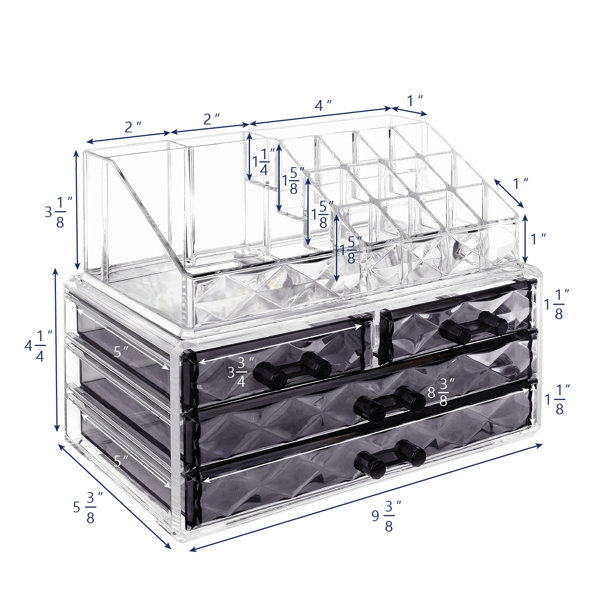 Ikee Design Jewelry and Cosmetic Storage Makeup Accessory Box & Reviews ...