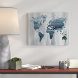 Blue Map Wall Art You'll Love in 2021 | Wayfair