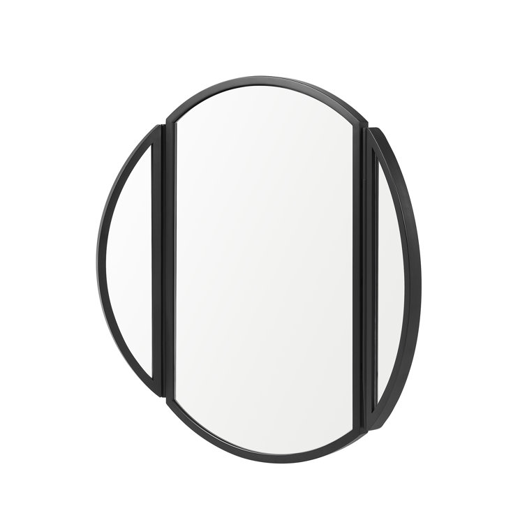 Latitude Run® Modern Hinge Round Wall Mirror | Wayfair