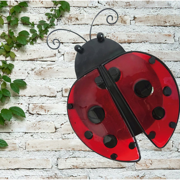 East Urban Home Ladybird Glass Wall Décor & Reviews | Wayfair.co.uk