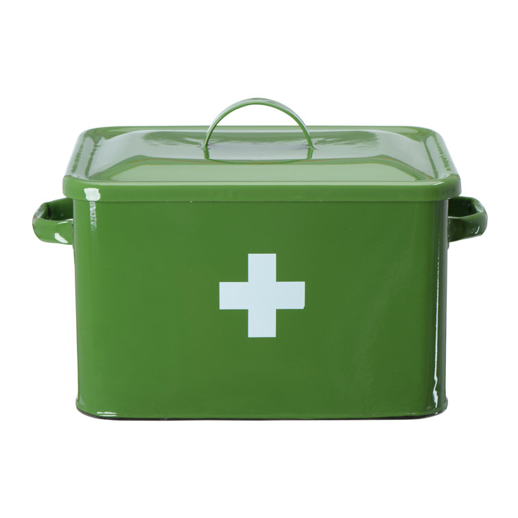 Gracie Oaks First Aid Container Metal Box & Reviews | Wayfair