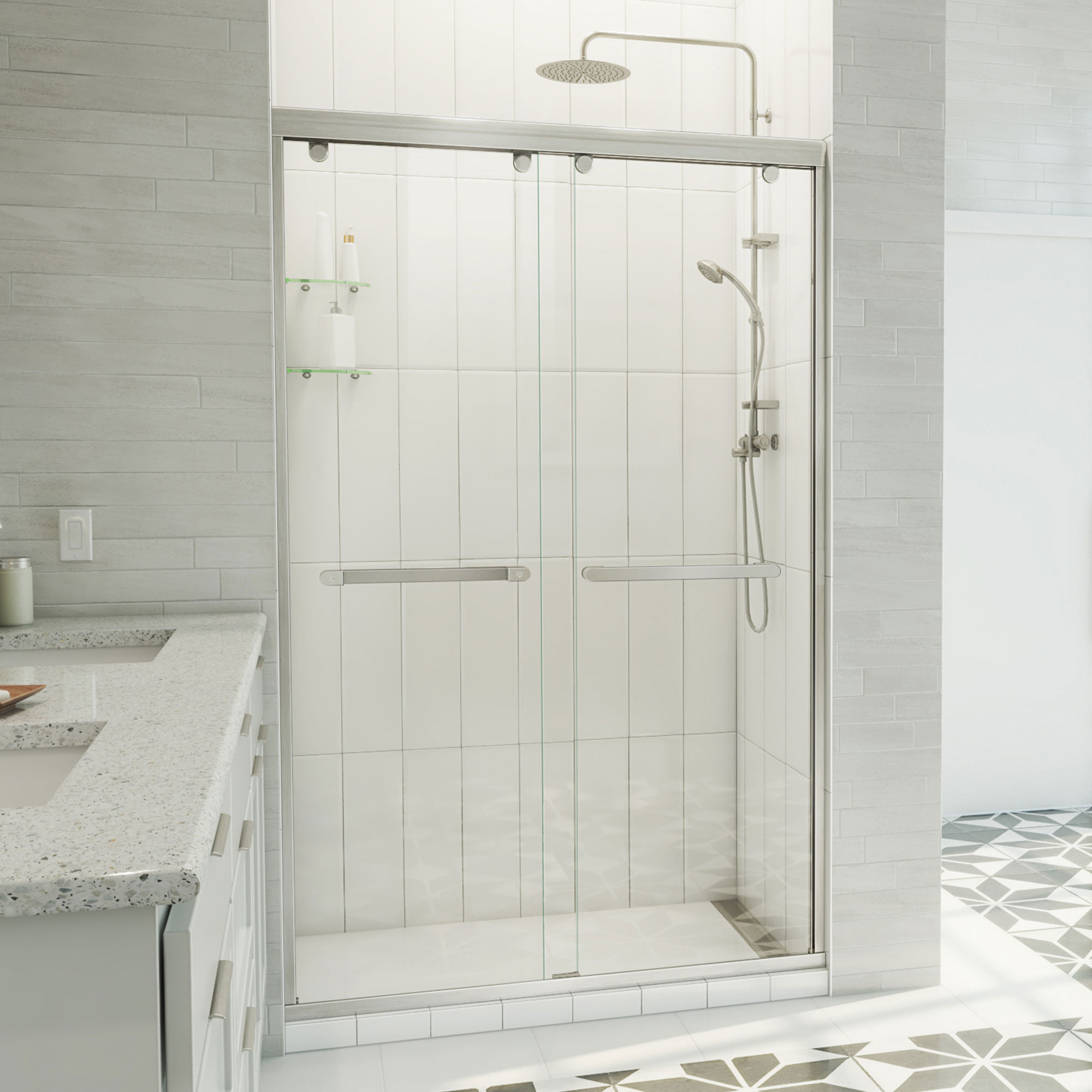 Dreamline Charisma X 44 48 W X 76 H Bypass Semi Frameless