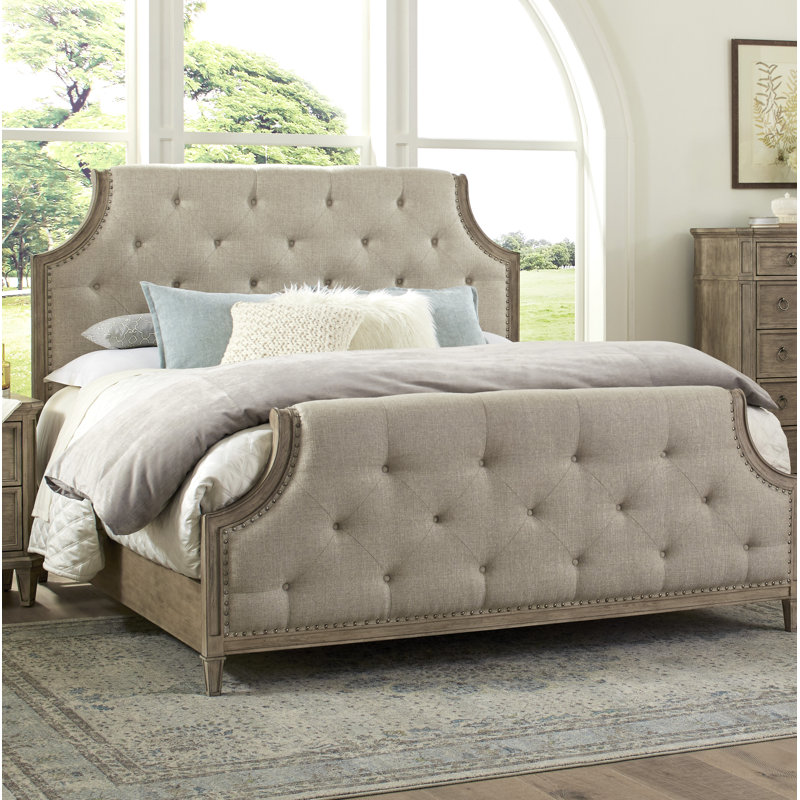 One Allium Way® Tuscany Upholstered Platform Bed & Reviews | Wayfair