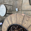 Sunbeam Wine Barrel Concrete Propane/Natural Gas Fire Pit & Reviews ...