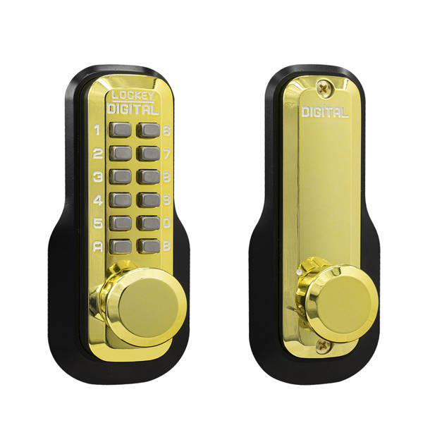 Lockey USA Mechanical One Sided Keyless Deadbolt | Wayfair